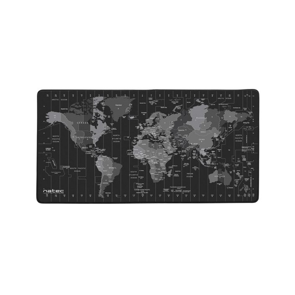 Natec Time Zone Map Mouse Pad XL — Needy Shop LTD