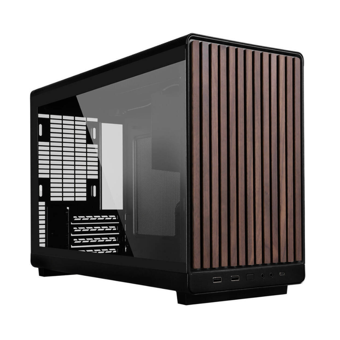 Lian Li PC Case A3-mATX Micro Tower Glass Side Panel Brown — Needy Shop LTD