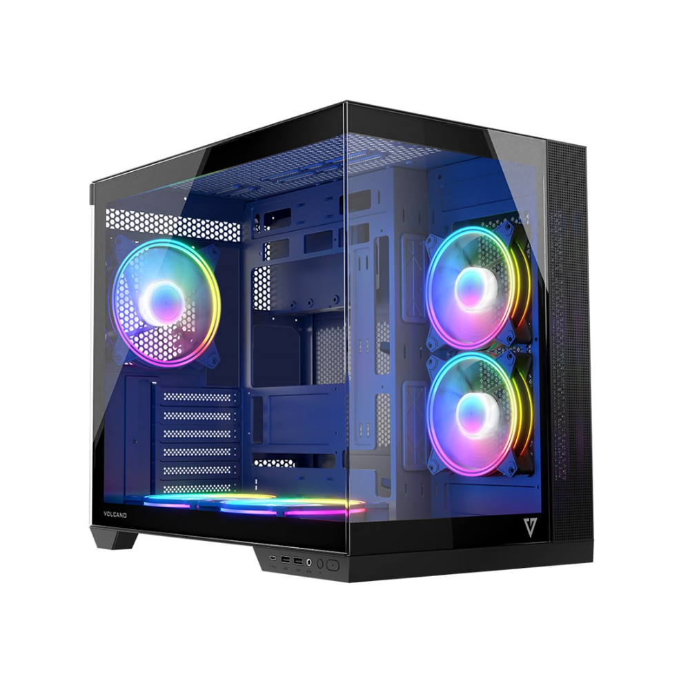 Modecom PC Case VOLCANO Panorama 5F APEX ARGB MIDI — Needy Shop LTD