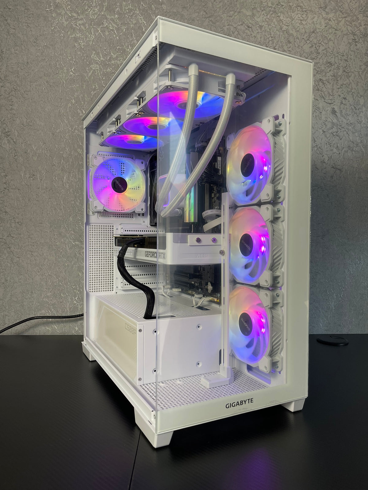 Gigabyte PC Case C500 Panoramic Stealth Ice RGB White — Needy Shop LTD